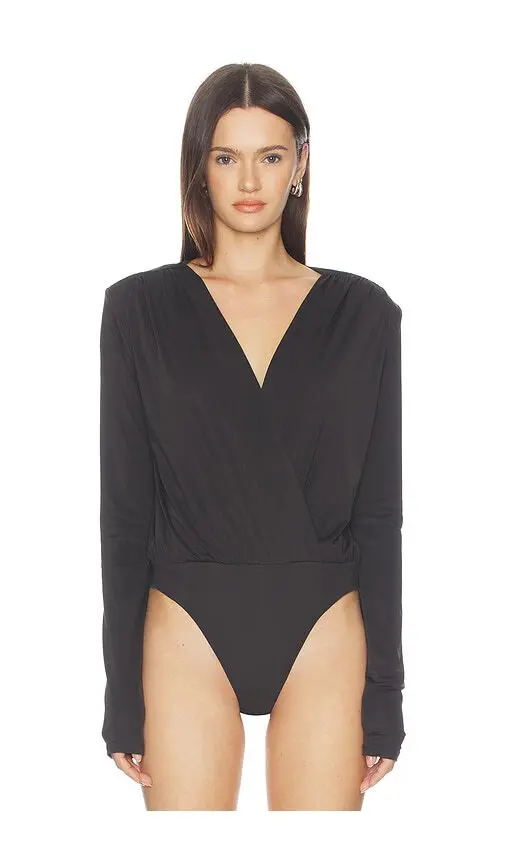 FAVORITE DAUGHTER The Slinky Date Blouse - Espresso
