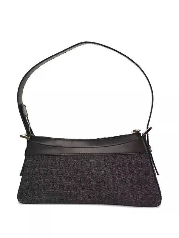 BVLGARI 1990-2000s Logomania Shoulder Bag