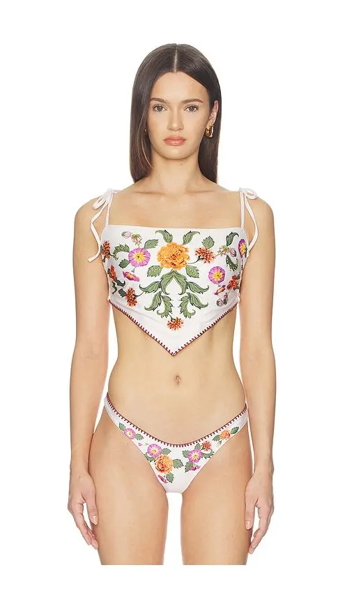 Agua Bendita Avorio Bikini Top - Bahia
