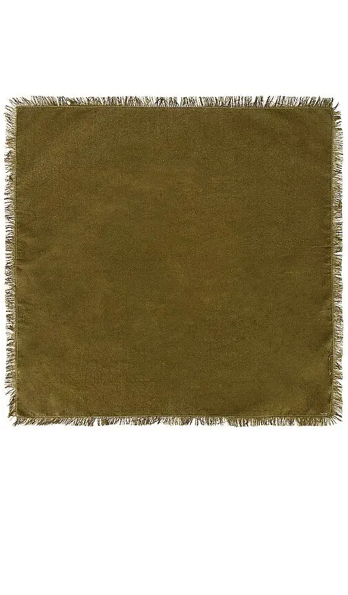 HAWKINS NEW YORK Essential Dinner Napkins Set Of 4 - Olive