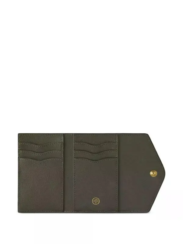 Mulberry Juniper Button Zip Wallet - Green