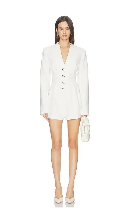 Majorelle Marlow Romper - White