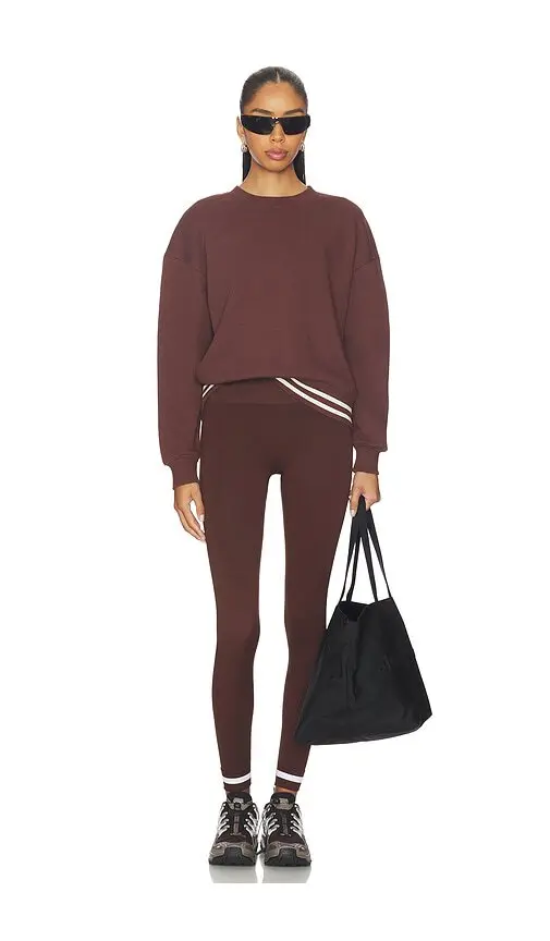 The Upside Toluca Lisel Crew Neck Sweater - Cocoa