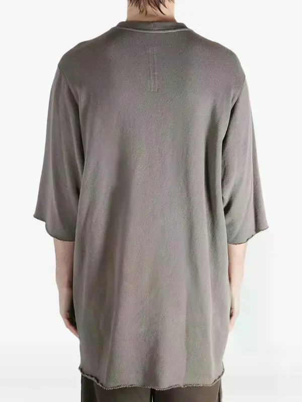 Rick Owens Raw-hem Oversized T-shirt - Grey