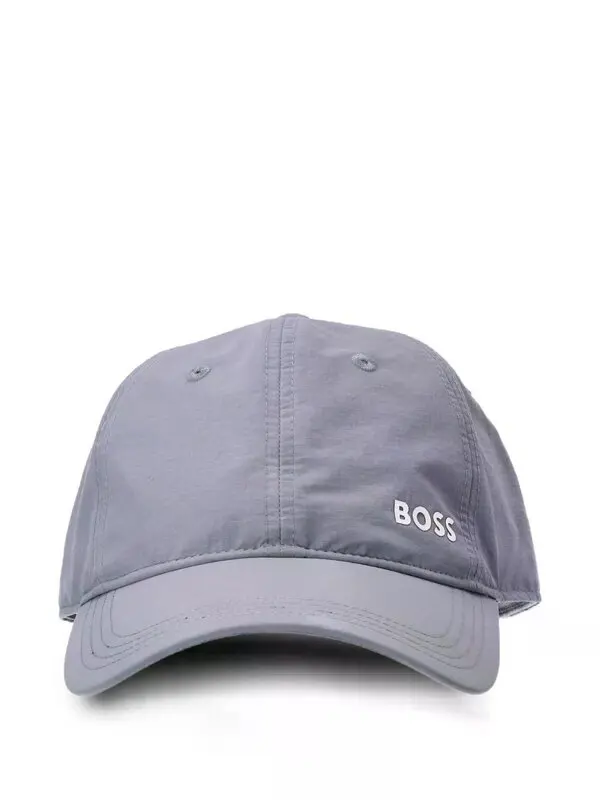 BOSS Logo Detail Baseball Cap - Grey