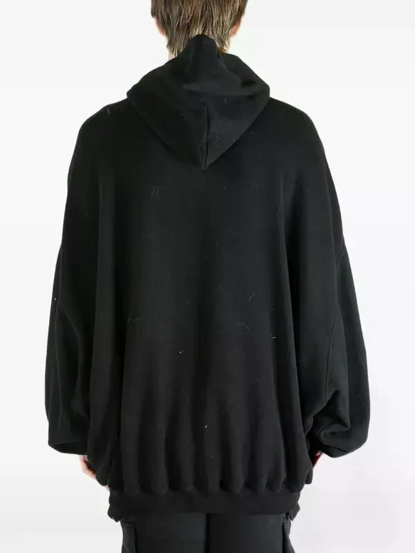 Rick Owens Oversized Hoodie - Black