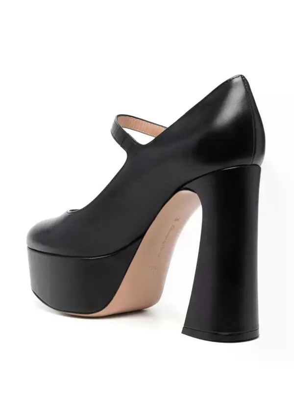 GIANVITO ROSSI Holly D'orsay Platform Pumps
