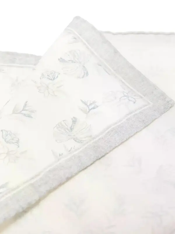 Eleventy Floral-print Pocket Square