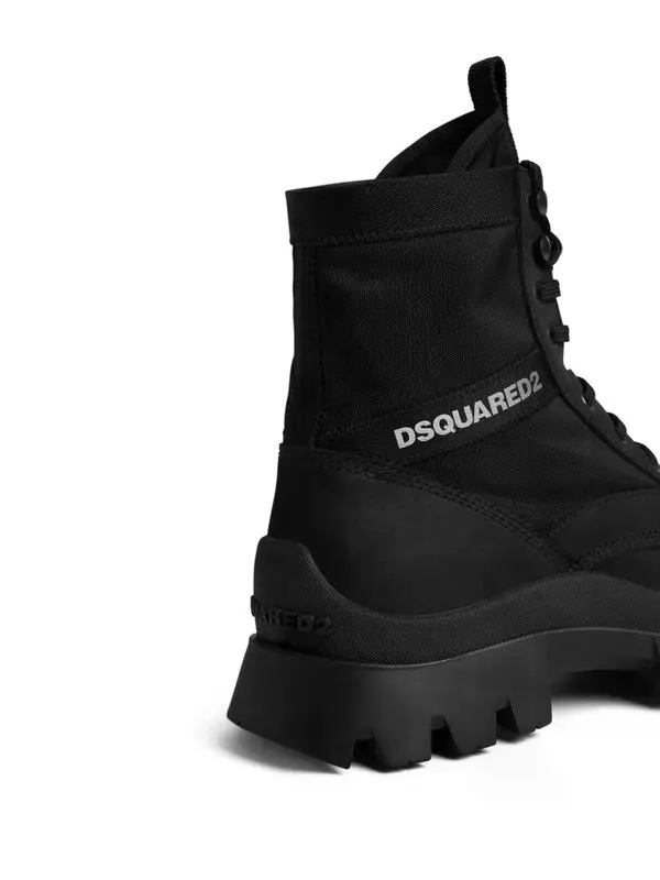 Dsquared2 Logo-print Lace-up Boots