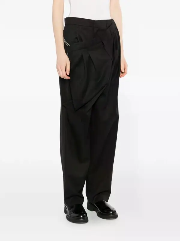 MOOHONG Layering Wide Leg Pants