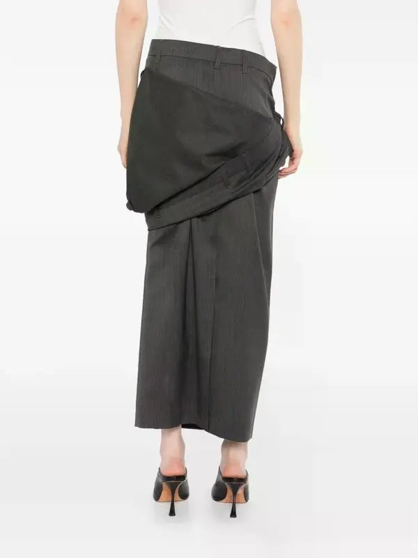 MOOHONG Layered Midi Skirt