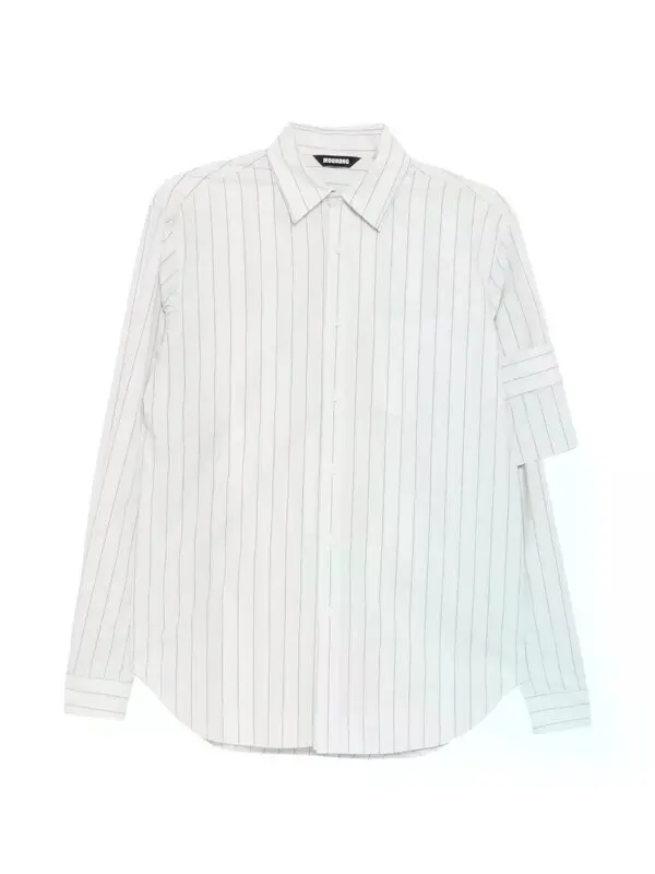 MOOHONG Striped Button-down Shirt
