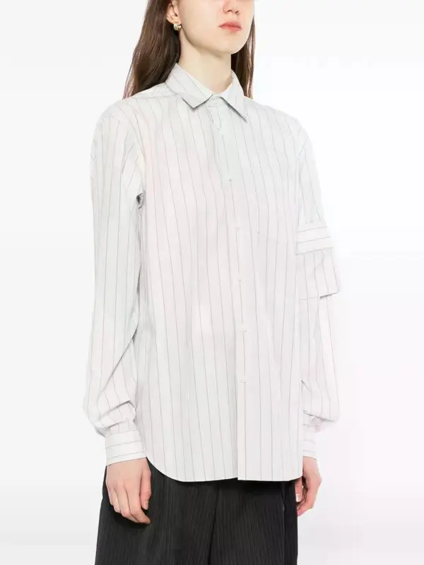 MOOHONG Striped Button-down Shirt