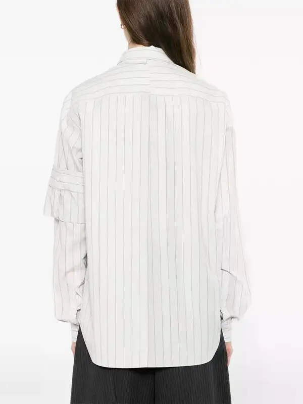 MOOHONG Striped Button-down Shirt