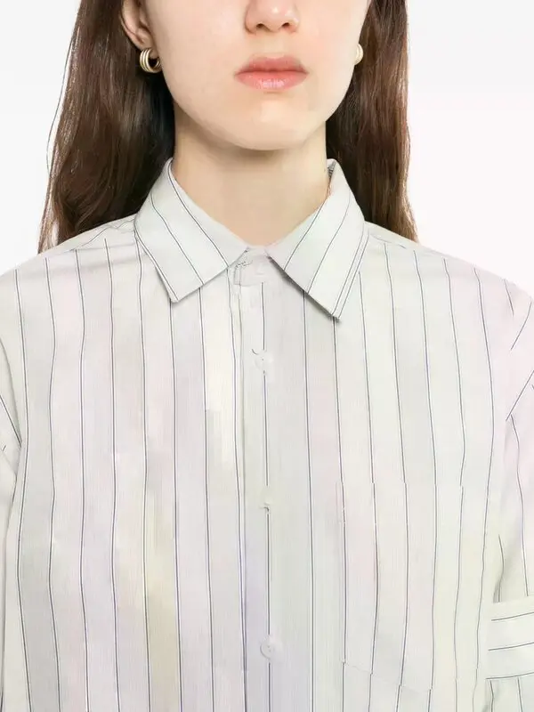 MOOHONG Striped Button-down Shirt