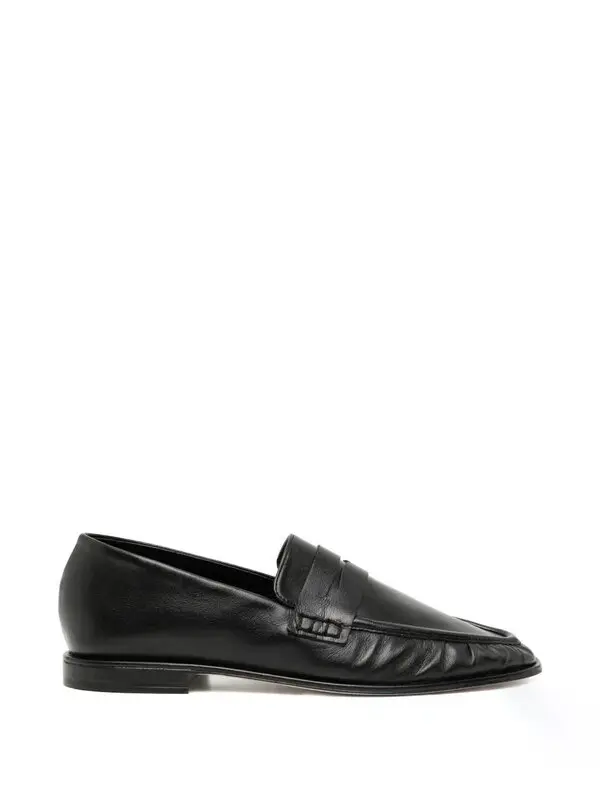 Studio Amelia Leather Loafers - Black