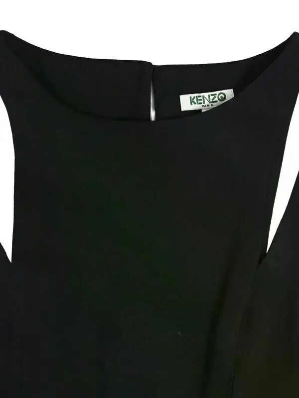 Kenzo Cut-out Sleeveless Midi Dress