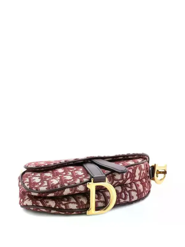 Dior Saddle Handbag Oblique Canvas Mini Shoulder Bag