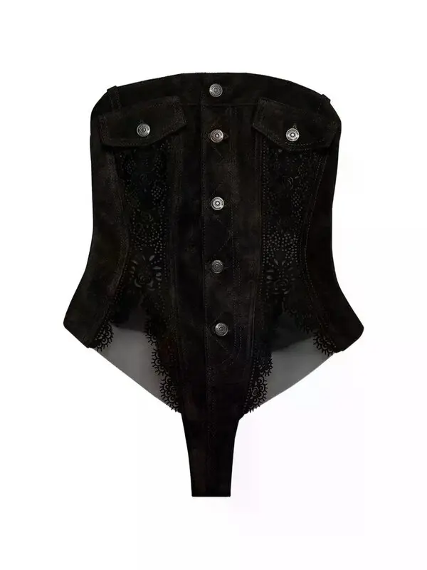 Dsquared2 Leather Bodysuit