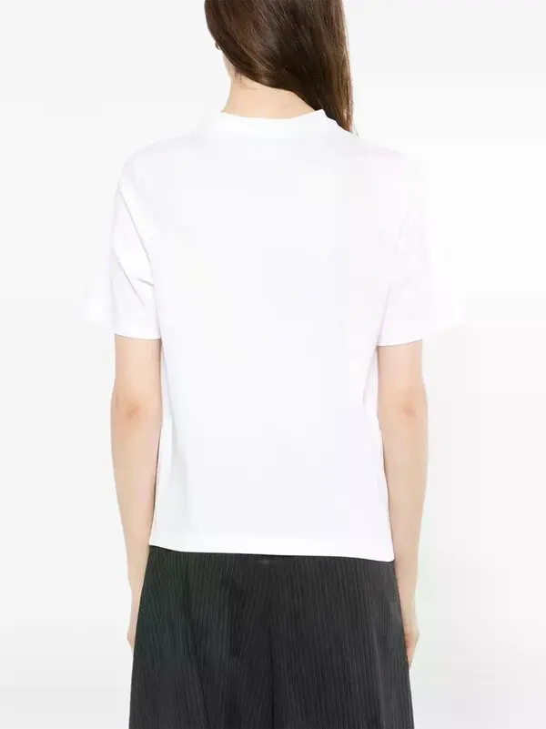 MOOHONG Front-draped T-shirt