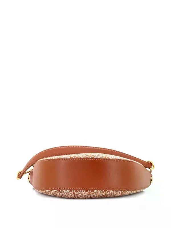 Loewe Luna Anagram Jacquard Hobo Bag - Brown