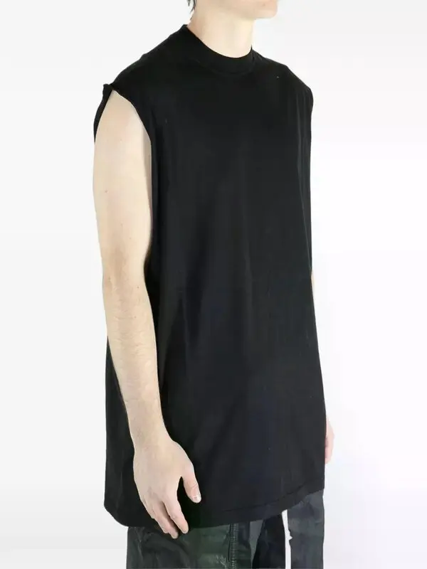 Rick Owens Sleeveless Mock-neck Top - Black