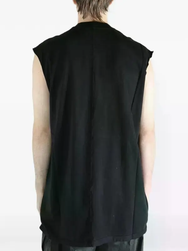Rick Owens Sleeveless Mock-neck Top - Black