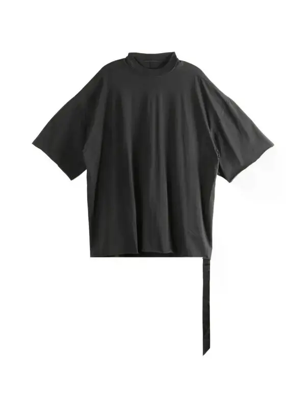 Rick Owens Tie-detail T-shirt - Black