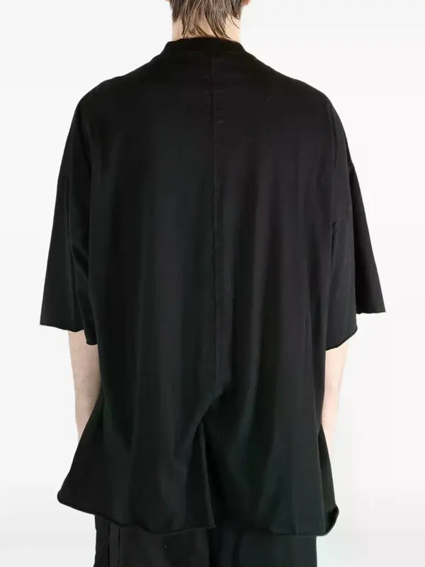 Rick Owens Tie-detail T-shirt - Black