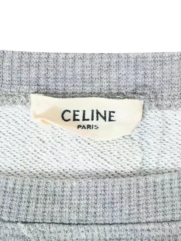 Celine Logo Crew-neck Sweatshirt