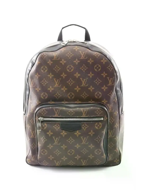 LOUIS VUITTON 2016 Monogram Macassar Josh Backpack - Brown