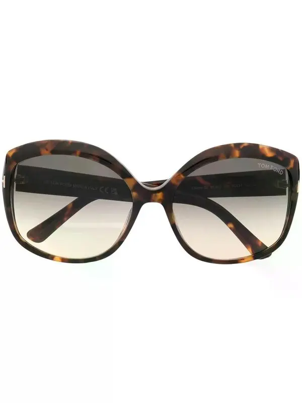 TOM FORD Chiara Cat-eye Sunglasses - Brown