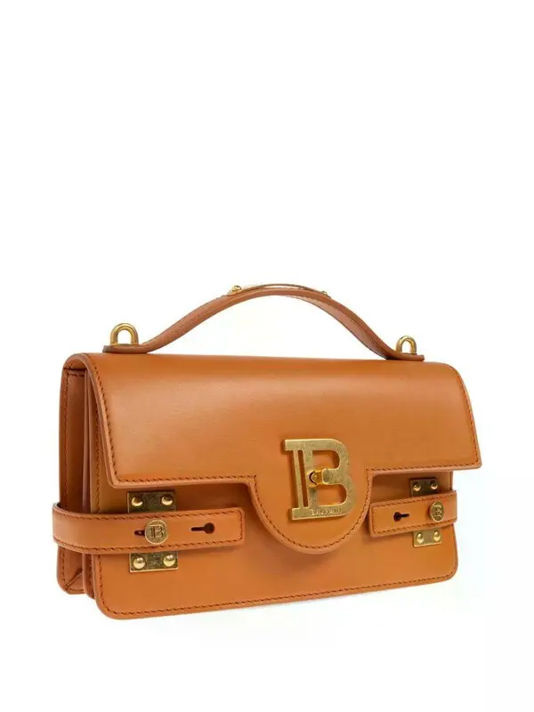 Balmain B-buzz 24 Top-handle Crossbody Bag - Brown