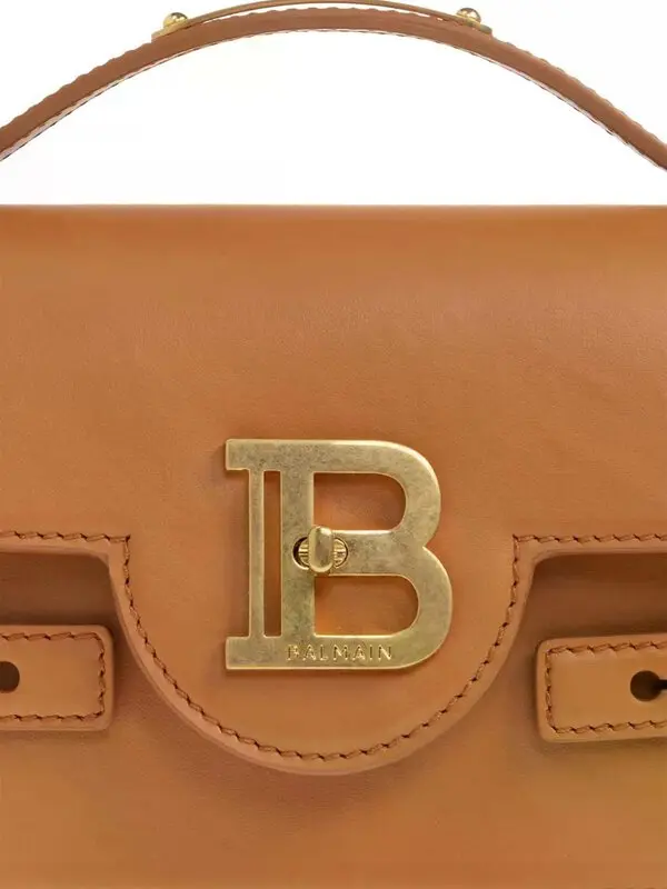 Balmain B-buzz 24 Top-handle Crossbody Bag - Brown