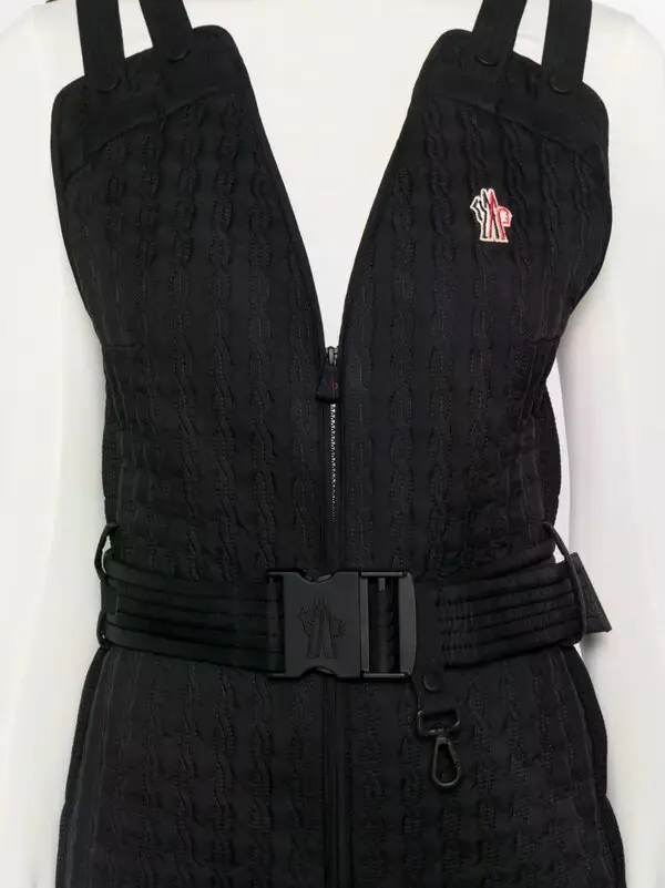 Moncler Quilted Belted Jumpsuit