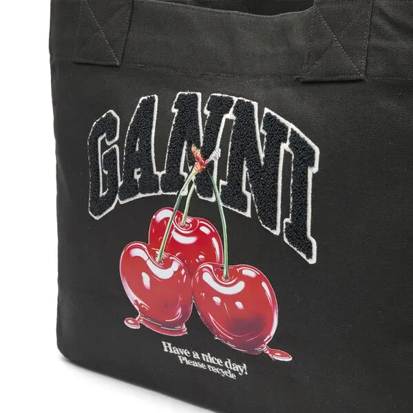 GANNI Medium Trapeze Shopper Tote
