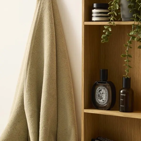 TEKLA Organic Terry Bath Towel - Pebble