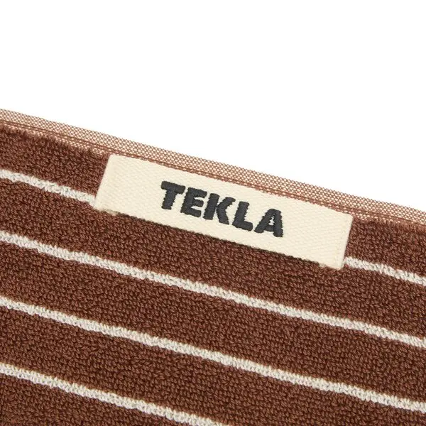 TEKLA Wash Cloth - Rust Stripes