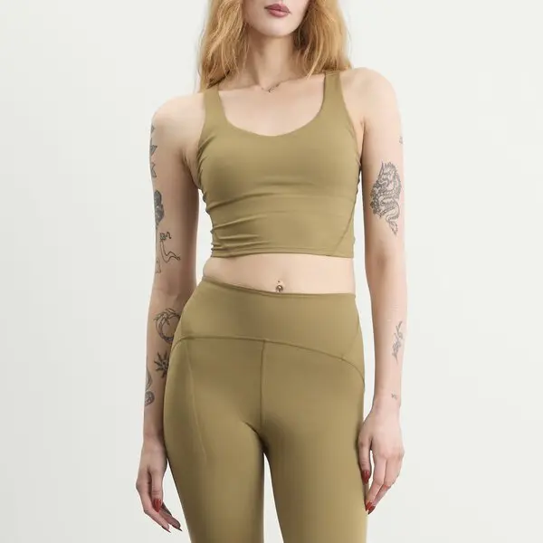The North Face Jaida Long Line Bra - Cedar