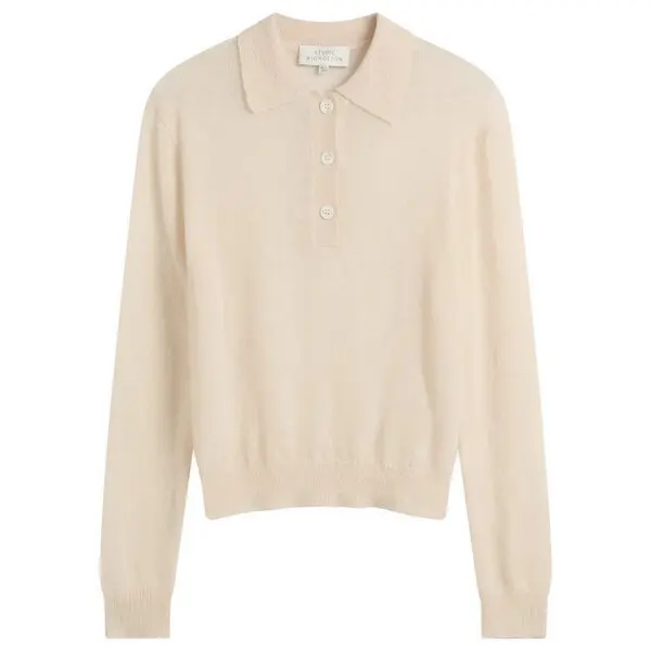 Studio Nicholson Long Sleeve Polo Knit