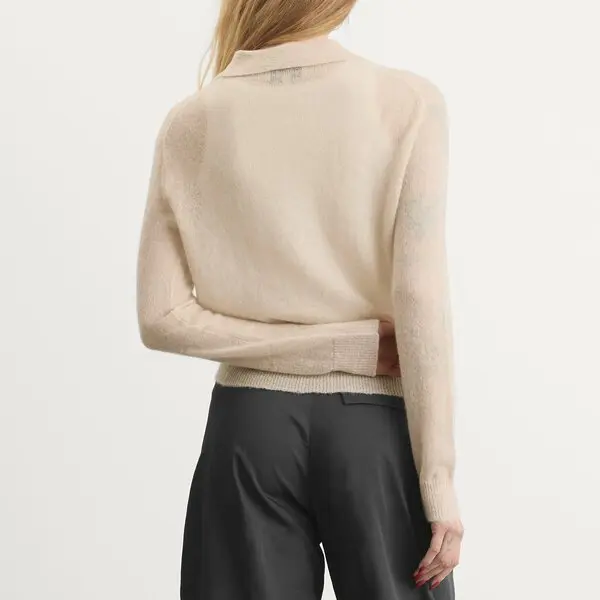Studio Nicholson Long Sleeve Polo Knit
