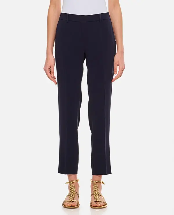 Alberto Biani Cigarette-cut Trousers - Blue
