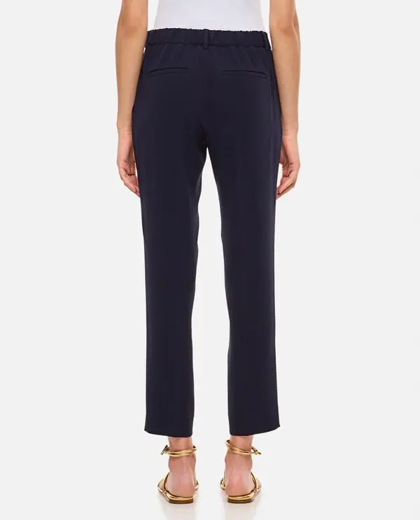 Alberto Biani Cigarette-cut Trousers - Blue
