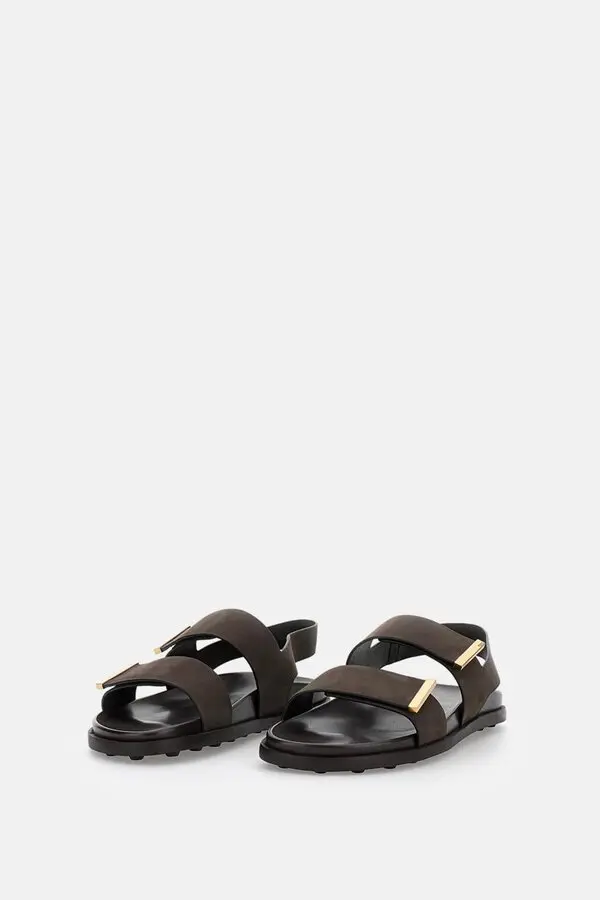 TOD'S Leather Strap Sandals