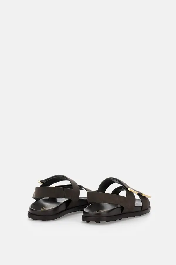 TOD'S Leather Strap Sandals