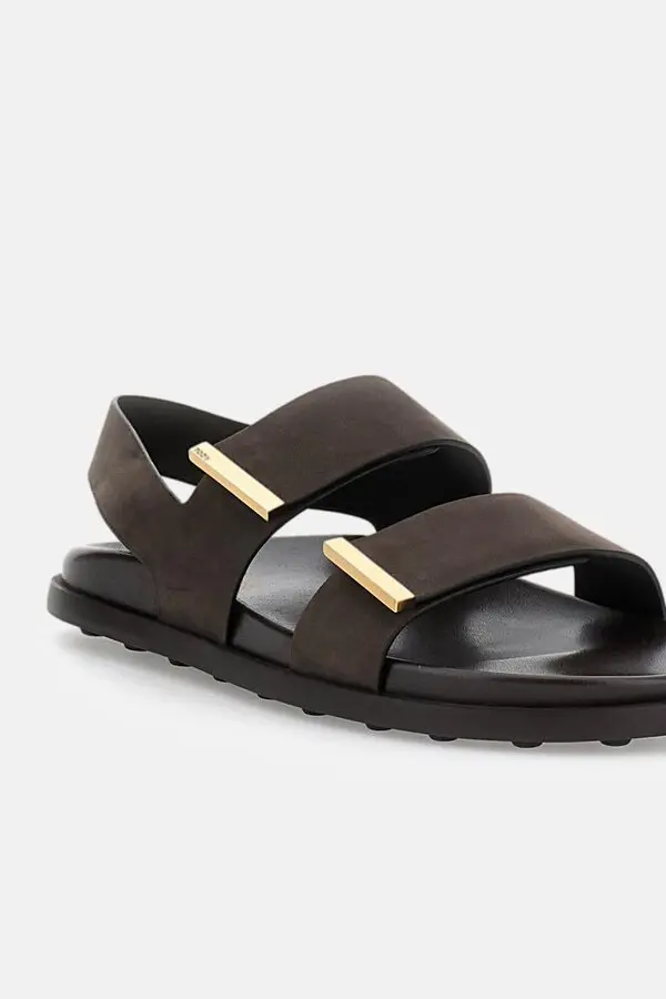 TOD'S Leather Strap Sandals
