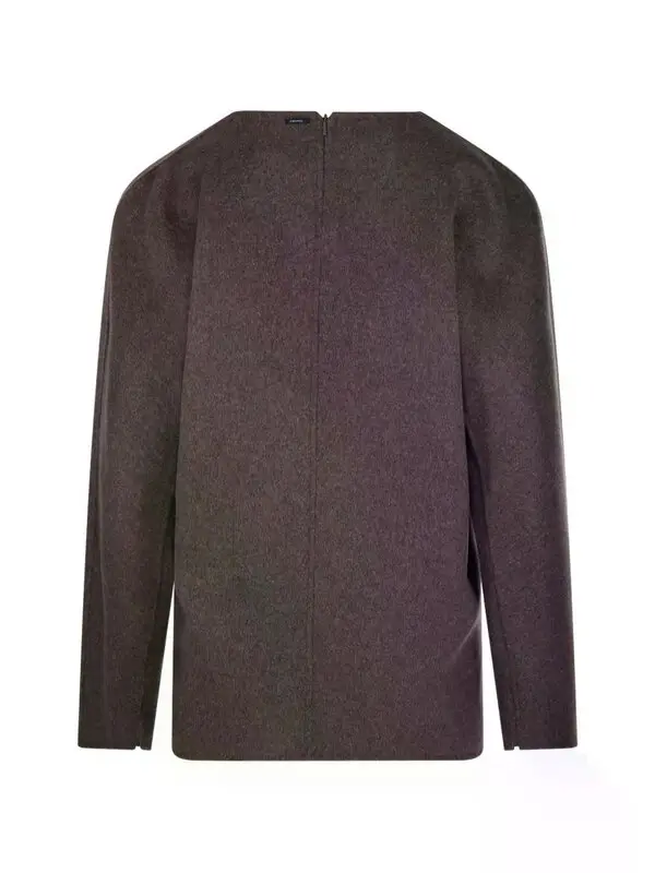 Max Mara V-neck Wool Blouse