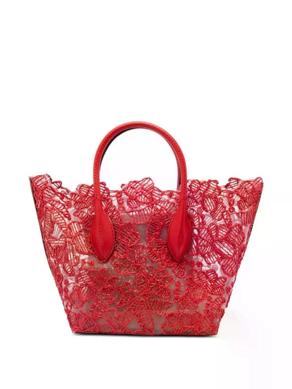 Ermanno Scervino Floral-appliqué Shoulder Bag
