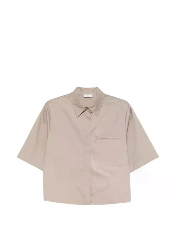 Peserico Pocket Short-sleeve Shirt - Neutrals