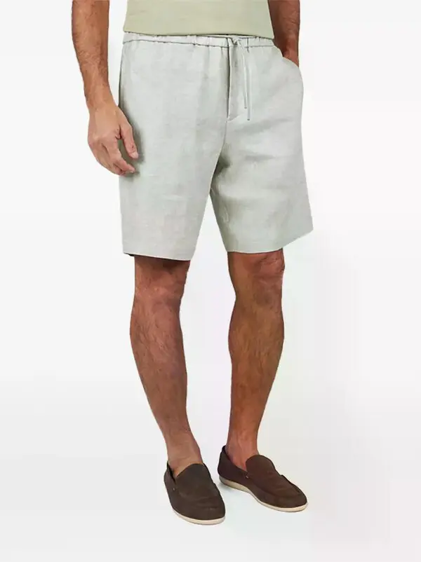 Paul & Shark Linen Bermuda Shorts - Grey